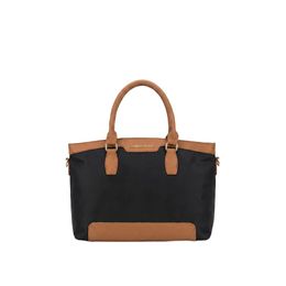 GianMarco Venturi Schultertasche in BLACK + BROWN | Gr.: onesize