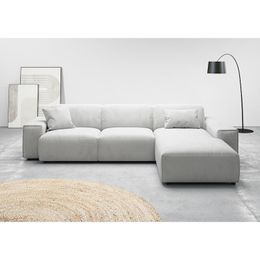 Home Affaire Ecksofa &raquo;Glimminge auch in Breitcord, Feincord, Boucl&eacute; + Easy care-Bezug&laquo; L-Form, Breite 294, Zierkissen silber 95% Polyester, 5% Nylon B
