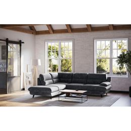 OTTO home Ecksofa &raquo;Pike L-Form, B: 266 cm&laquo; optional Schlaffunktion & Bettkasten 92% POLYESTER (PES) / 8% POLYAMID (PA) B/H/T: 266cm x 90cm x 217cm, 