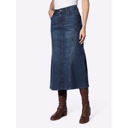 Heine Jeans-Rock in blue-stone-washed | Gr.: 46