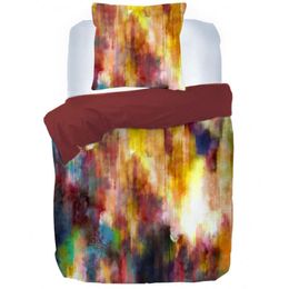 Kayori Bettw&auml;sche &raquo;Jobu&laquo; 2 Stk. 100% reiner Bio-Baumwoll-Satin bunt Mako-Satin, Obermaterial: 100% Baumwolle B/L: 135cm x 200cm, 1 Stk., 1 Stk., Mako-