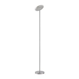 JUST LIGHT Stehlampe &raquo;HANS&laquo; LED-Board 1 Stk. Warmwei&szlig; LED, dimmbar &uuml;ber Touchdimmer silber 1, &Oslash; 30cm H: 181cm, 1 Stk.