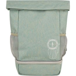 Sterntaler Damen Kinderrucksack &raquo;L&ouml;we Leo&laquo; Reflektoren gr&uuml;n B/H/T: 31cm x 36cm x 13cm