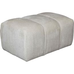 Home Affaire Polsterhocker &raquo;LYOTH Sitzhocker mit Steppung, Ma&szlig;e B/T/H: 76/76/41 cm&laquo; passend zur Serie, hoher Sitzkomfort und modernes Design beige 100