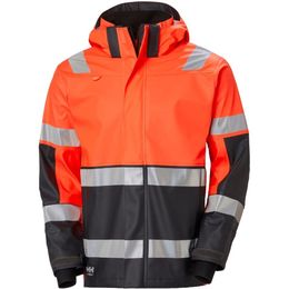 Helly Hansen Regenjacke "Alna 2.0 Rain Jacket" in Orange | Gr.: XS