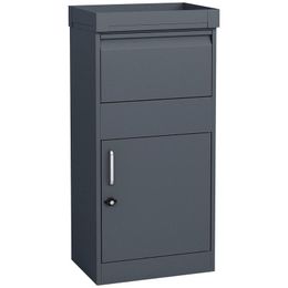 WESTMANN Briefkasten &raquo;Stahl-Paketbox Piet&laquo; Anthrazit, 50x37x105 cm grau Metall, Stahl Einheitsgr&ouml;&szlig;e