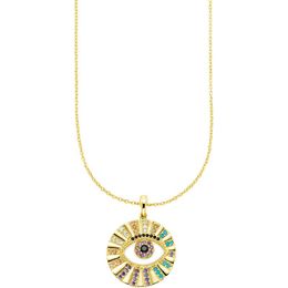 Aniston Jewelry & Watches Damen Aniston JEWELRY & WATCHES Kette mit Anh&auml;nger &raquo;Schmuck Geschenk Silber 925 Halskette mit Anh&auml;nger und bunten Steinen&laquo; 