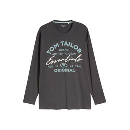 Tom Tailor Men + Shirt Herren Gr&ouml;&szlig;e XXL dunkelgrau / mint / wei&szlig;