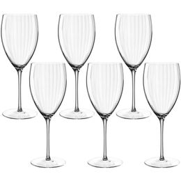 Leonardo Wei&szlig;weinglas &raquo;POESIA&laquo; 450 ml, 6-teilig transparent Kristallglas &Oslash; 9cm x 23cm, 450ml, 6 Stk.