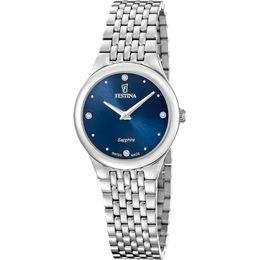 Festina Damen Quarzuhr &raquo;Grace&laquo; Armbanduhr, Damenuhr, Swiss Made, Edelstahlarmband, analog Einheitsgr&ouml;&szlig;e