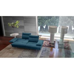 Calia italia 3,5-Sitzer &raquo;Toby Wing, 228 cm breit, Designsofa mit erstklassigem Sitzkomfort&laquo; inklusive Sitztiefenverstellung, F&uuml;&szlig;e in Chrom gl&auml;nzend 