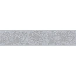 A.S. Cr&eacute;ation Bord&uuml;re &raquo;Only Borders 11&laquo; floral gebl&uuml;mt nat&uuml;rlich strukturiert Tapete Bord&uuml;re Blumen Borte Wohnzimmer Schlafzimmer K&uuml;che Flur Design grau Vinyl B/L: 