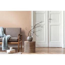 Livingwalls living walls Vliestapete &raquo;Unitapete Leausenstruktur - Vliestapete modern&laquo; matt strukturiert Moderne Vliestapete aus Leausenoptik Vlies B/L: 0,53m x 