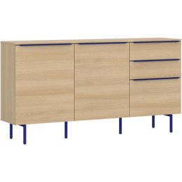 Tom Tailor HOME Kommode Lowboard, Breite 165 cm,3 T&uuml;ren,2 Schubladen, viel Stauraum Holzwerkstoff, Melamin, Spanplatte B/H/T: 165cm x 74cm x 42cm, 