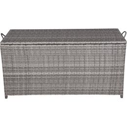 Garden Pleasure Auflagenbox &raquo;PATRAS&laquo; BxTxH: 120x50x60 cm grau Kunststoff, Stahl B/H/T: 120cm x 60cm x 50cm