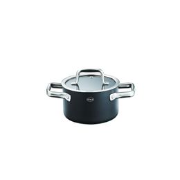 R&ouml;sle R&Ouml;SLE Kochtopf &raquo;Topf EBONIC, ProNero&laquo; 1 tlg. Aluminium Edelstahl schwarz 2,4 l + &Oslash; 16cm + H&ouml;he 12cm