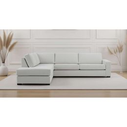 OTTO home Ecksofa &raquo;Branwell&laquo; Breite 304 cm, Struktur fein, mit Wellenunterfederung beige 100% Polyester B/H/T: 304cm x 86cm x 227cm, Struktur fein, 