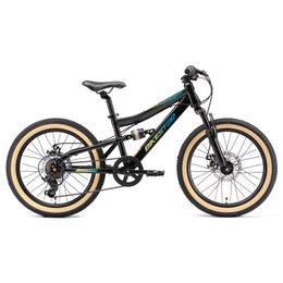 Bikestar Jugendfahrrad 7 Gang Shimano RD-TY21 Schaltwerk Kettenschaltung schwarz 30cm, 20 Zoll (50,80cm) Jugendfahrrad