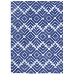 Dyckhoff Strandtuch &raquo;Batik&laquo; Extra gro&szlig; 140x195cm blau Frottiervelours, Frottiervelours B/L: 140cmx195cm, 1 Stk., batik, Frottiervelours