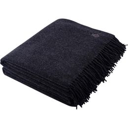 ZOEPPRITZ1828 Wohndecke &raquo;Since 1828 Lambswool&laquo; klassisch unifarbenes Plaid aus Schurwolle Wolle B/L: 140cm x 190cm
