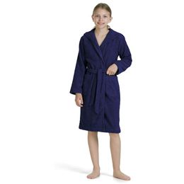 M&ouml;ve Kinderbademantel &raquo;Superwuschel&laquo; 1 Stk. blau Walkfrottier 164 L: 90cm