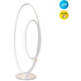 N&auml;ve n&auml;ve LED Stehlampe &raquo;Odrive&laquo; LED-Modul 1 Stk. Warmwei&szlig; oval, dimmbar, geschwungene bogenf&ouml;rmige LED-Streifen, wei&szlig; wei&szlig; 1, H: 60cm, 1 Stk.