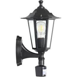 Eglo Wandleuchte &raquo;Laterna 4 Au&szlig;en-Wandlampe, Au&szlig;enleuchte, Aluguss und Glas, E27, IP44&laquo; E27 1 Stk. Wand-/Deckenleuchte - L16,5 x H36 x AL21,5 cm - 