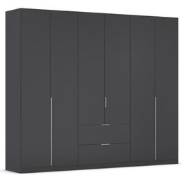 OTTO home Dreht&uuml;renschrank &raquo;Kleiderschrank Schrank Garderobe AGORDO mit Dekor- oder Hochglanzfront&laquo; in zwei Griff-Farben, Breite 271 cm, mit 