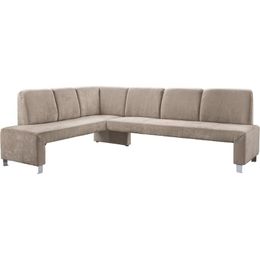exxpo - sofa fashion Eckbank &raquo;Intenso, modern, 263/198 cm (B/T)&laquo; hohe Bodenfreiheit, frei im Raum stellbar, hoher Sitzkomfort Zusammensetzung: PES 95%