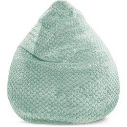 MAGMA Sitzsack &raquo;BeanBag MINK XXL&laquo; 1 Stk. tlg. gr&uuml;n Bezug: 60% Polyacryl, 40% Polyester B/H/T: 130cm