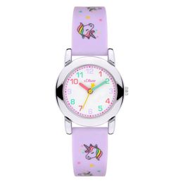 s.Oliver Damen s.Oliver Quarzuhr &raquo;The Joy Time&laquo; Armbanduhr, Silikonarmband, Kinderuhr, M&auml;dchen, analog Einheitsgr&ouml;&szlig;e