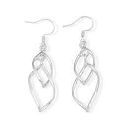 Aniston Jewelry & Watches Damen Aniston JEWELRY & WATCHES Paar Ohrhaken &raquo;Schmuck Geschenk Kupfer Ohrschmuck Ohrringe Blatt&laquo; Made in Germany silber 