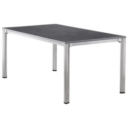 sieger EXKLUSIV Gartentisch grau B/H/T: 95cm x 74cm x 165cm