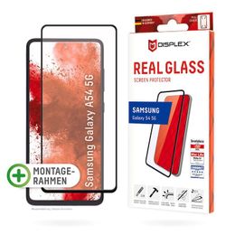 Displex Displayschutzfolie &raquo;Real Glass FC Samsung Galaxy A54 5G&laquo; transparent Glas Kontur und &Ouml;ffnungen sind optimal abgestimmt auf das Samsung Galaxy A54 5G, 