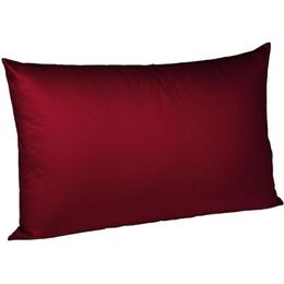 Fleuresse Kissenbezug &raquo;Colours Mako Satin, 100% Baumwolle, mit Rei&szlig;verschluss&laquo; Mako Satin, gl&auml;nzend, glatt, Premium Qualit&auml;t lila Mako-Satin, Mako-