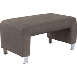 exxpo - sofa fashion Polsterhocker &raquo;Intenso, Hocker, modern&laquo; hohe Bodenfreiheit, frei im Raum stellbar, hoher Sitzkomfort braun Zusammensetzung: 95%