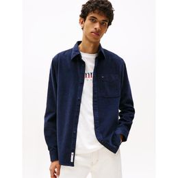Tommy Jeans Herren Langarmhemd &raquo;TJM BABY CORD SHIRT EXT&laquo; Cordhemd Regular Fit, Button-down-Kragen XXXL (60/62), N-Gr