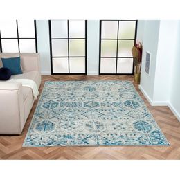 MyFlair Teppich &raquo;My Heriz 2&laquo; rechteckig 8 mm H&ouml;he Kurzflor, klassisches Orient Design, besonders weich durch Microfaser braun Polyester B : 200cm 1 Stk., 8mm,