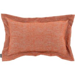 HOCK Dekokissen &raquo;Addicted&laquo; mit angesagtem Stehsaum, Kissenh&uuml;lle mit F&uuml;llung, 1 St&uuml;ck orange Baumwolle, Polyacryl, Polyester B/L: 30cm x 50cm, 1 Stk.