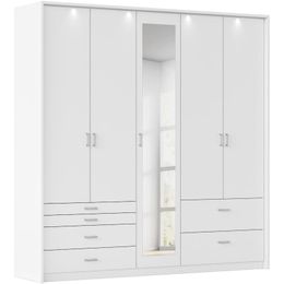 Rauch Dreht&uuml;renschrank &raquo;Kleiderschrank Schrank Garderobe W&auml;scheschrank WILDBERG&laquo; Breiten 230/275 cm, H&ouml;hen 212/231 cm, mit 6 Schubladen, obere 