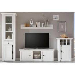 Home Affaire Wohnwand &raquo;California&laquo; Set, 4 Stk. tlg. wei&szlig; B/H/T: 298cmcm