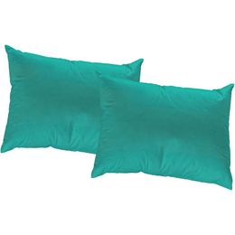 Adam Dekokissen &raquo;Uni Collection&laquo; im Uni Design, Kissenh&uuml;lle ohne F&uuml;llung, 1 St&uuml;ck blau Baumwolle B/L: 60cm x 40cm, 1 Stk.