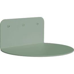 SPINDER DESIGN Wandregal &raquo;FLEX&laquo; 1 Stk. tlg. Multifunktionales Wandregal aus Stahl gr&uuml;n Stahl B/H/T: 30cm x 12,5cm x 24cm
