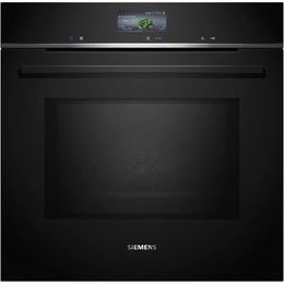 Siemens Backofen mit Mikrowelle iQ700 &raquo;HM736GAB1&laquo; mit 1-fach-Teleskopauszug mit ecoClean Intelligenter Backofen dank Assistent mit Sprachsteuerung 