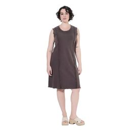 Ulla Popken Midikleid in mahagoni | Gr.: 54-56