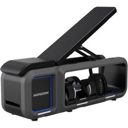 Horizon Fitness Kraftstation &raquo;Bench-HBN70&laquo; Set, 4 Stk. tlg. max. Benutzergewicht 159 kg, max. Trainingsgewicht 199 kg schwarz Einheitsgr&ouml;&szlig;e Kraftstation