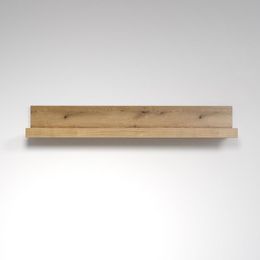 Home Affaire Wandregal &raquo;Ghent&laquo; 1 Stk. tlg. Ideal f&uuml;r Dekorationen - Aufgebaut (B/T/H): 180/26/31 cm braun Holzwerkstoff B/H/T: 180cm x 31cm x 26cm, 1 