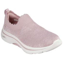 Skechers Damen Slip-On Sneaker &raquo;GO WALK ARCH FIT 2.0-ROSA LINDA&laquo; , Trainingsschuh, Schn&uuml;rschuh mit r&uuml;ckfederndem Ultra Go lila 43