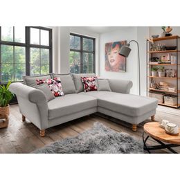 Home Affaire Ecksofa &raquo;Tassilo Mega Polsterecke mit Kaltschaum im Sitz, bequem, L-Form&laquo; hoher Sitzkomfort, Breite 262cm, Komfortsitzh&ouml;he 48cm, zeitlos 