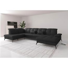 Sit & More sit&more Wohnlandschaft &raquo;Amica, U-Form, inkl. Sitztiefenverstellung und Armteilverstellung&laquo; wahlweise mit Kopfteilverstellung, Schlaffunktion und 